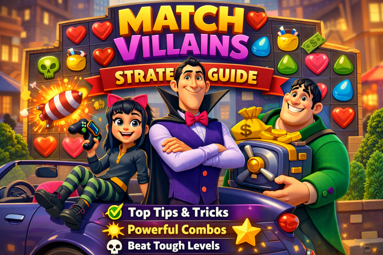 🧩 Match Villains: A Real Player’s Guide to Beating More Levels (Without ...